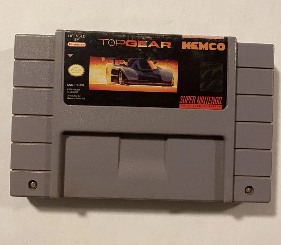 TOP GEAR SNES CARTRIDGE US VERSION – 2Dgamecity