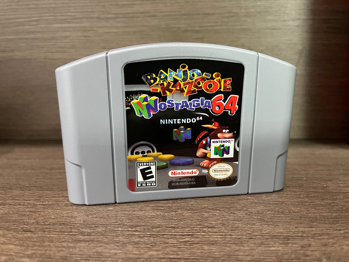 Banjo Kazooie Nostalgia 64 USA Version Cartridge n64 RED pack expansio ...