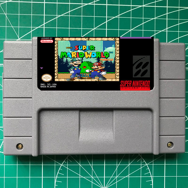 New Super Mario World (Version 2.4.3) SNES VIDEO GAME Cartridge ...