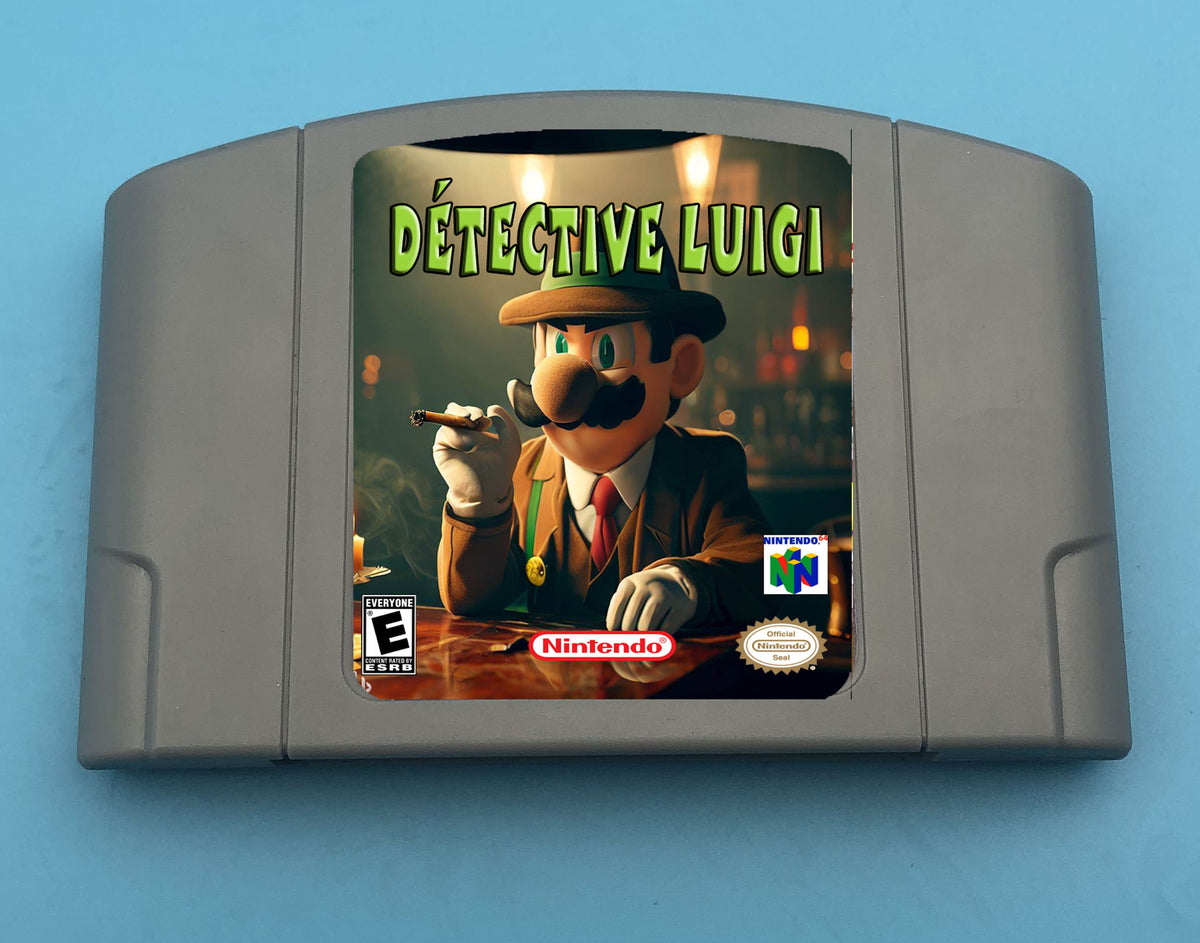 Detective Luigi N64 Video Game Usa Version 2dgamecity