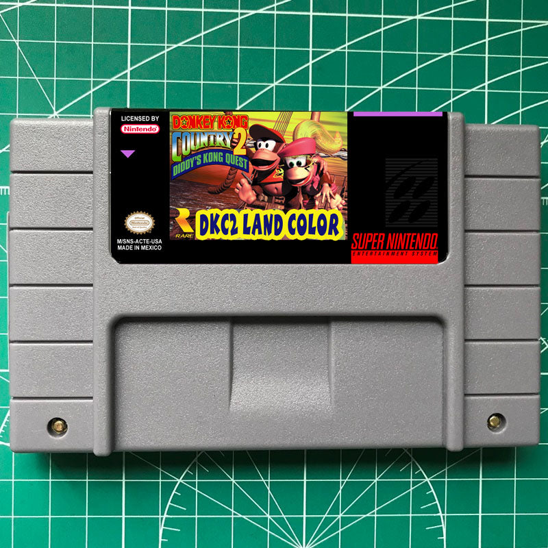 DKC2 Land Color SNES Video game US Version – 2Dgamecity