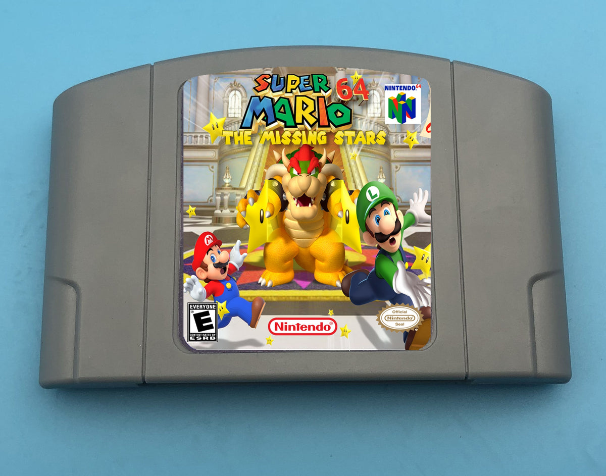 SUPER MARIO 64 THE MISSING STARS N64 VIDEO GAME USA/VERSION – 2Dgamecity