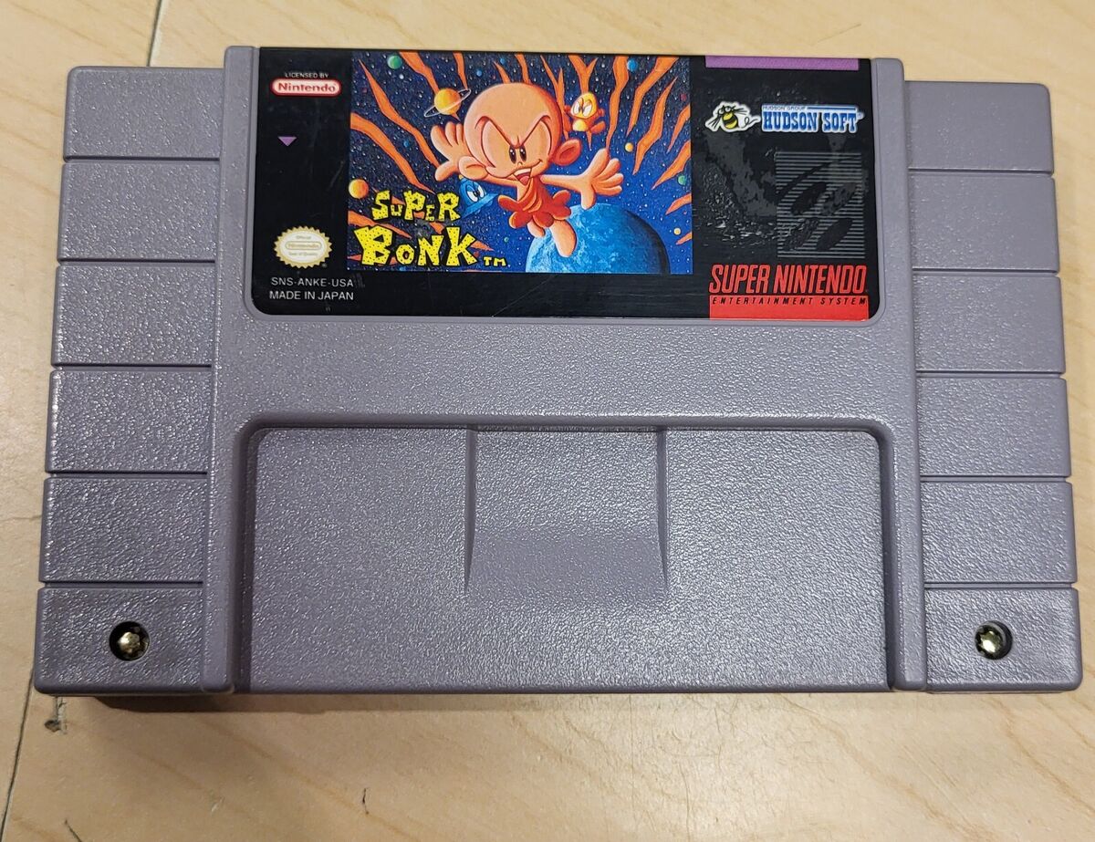 SUPER BONK 1 SNES US/VERSION – 2Dgamecity
