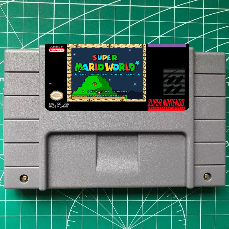 Super Mario World 4 - The Shining Super Star (Demo) SNES CARTRIDGE USA ...
