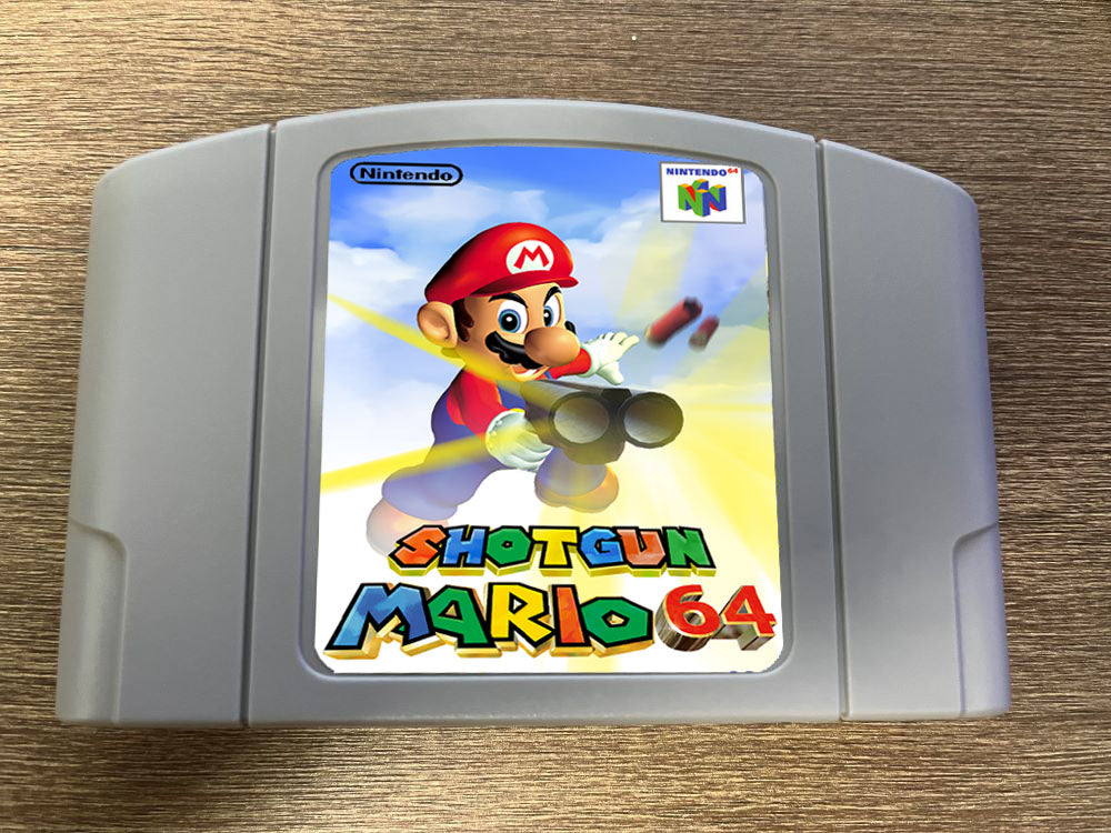 Shot Gun Mario 64 Cartridge US/Version PACK EXPANSION Required – 2Dgamecity