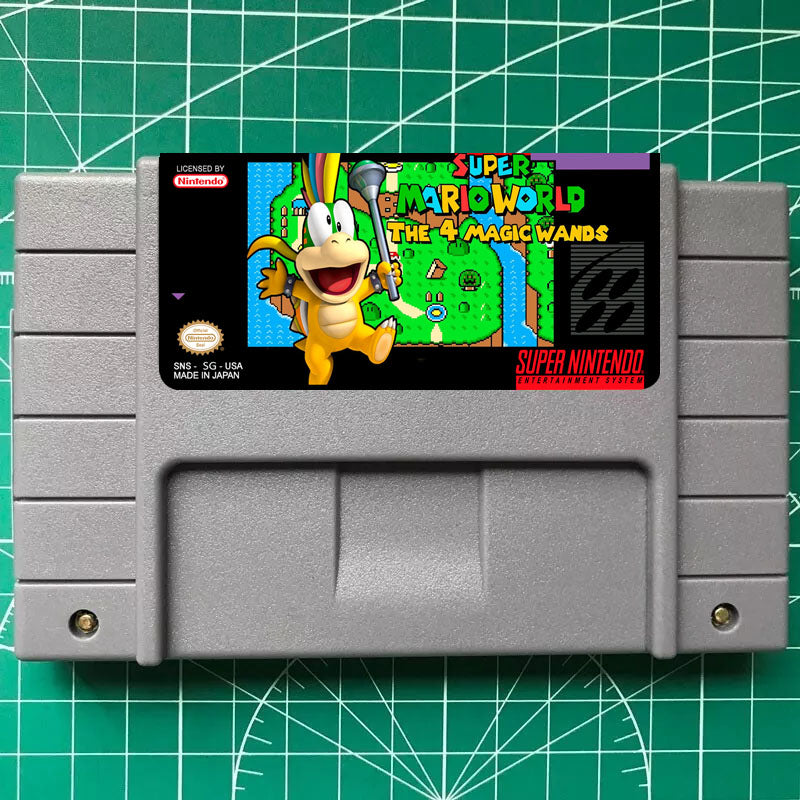 Super Mario World - The 4 Magic Wands SNES Cartridge USA Version ...