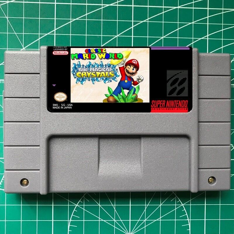 Classic Mario World: The Magical Crystals SNES GAME USA VERSION ...