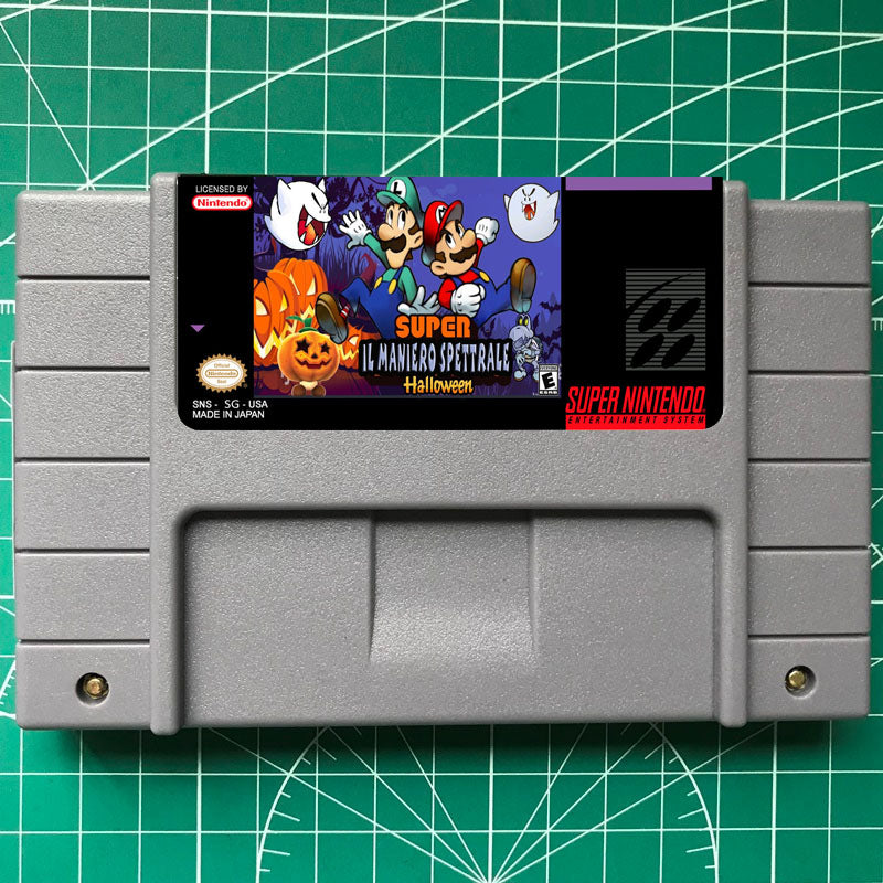 Super Mario World Hacks - Il Maniero Spettrale (Halloween Version) car ...