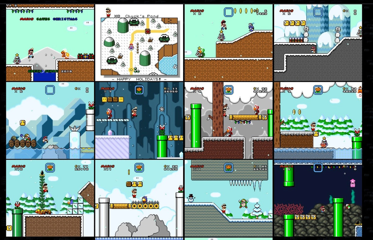 Mario Saves Christmas SNES – 2Dgamecity