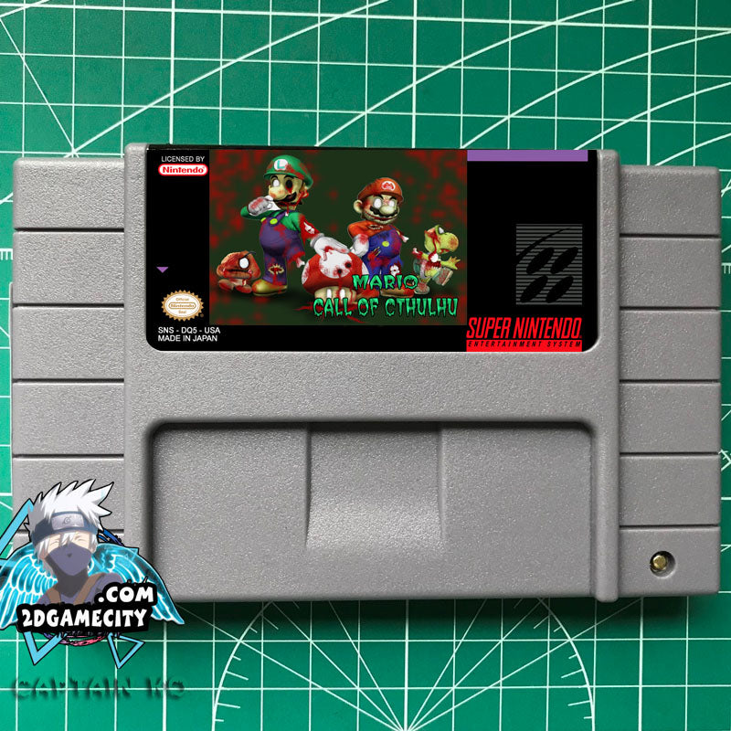 Super Mario World: Mario Call of Cthulhu Video Game USA version ...