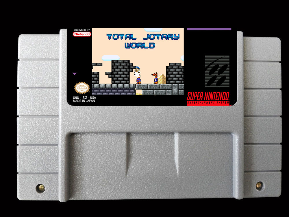 TOTAL JOTARY WORLD SNES VIDEO GAMES – 2Dgamecity