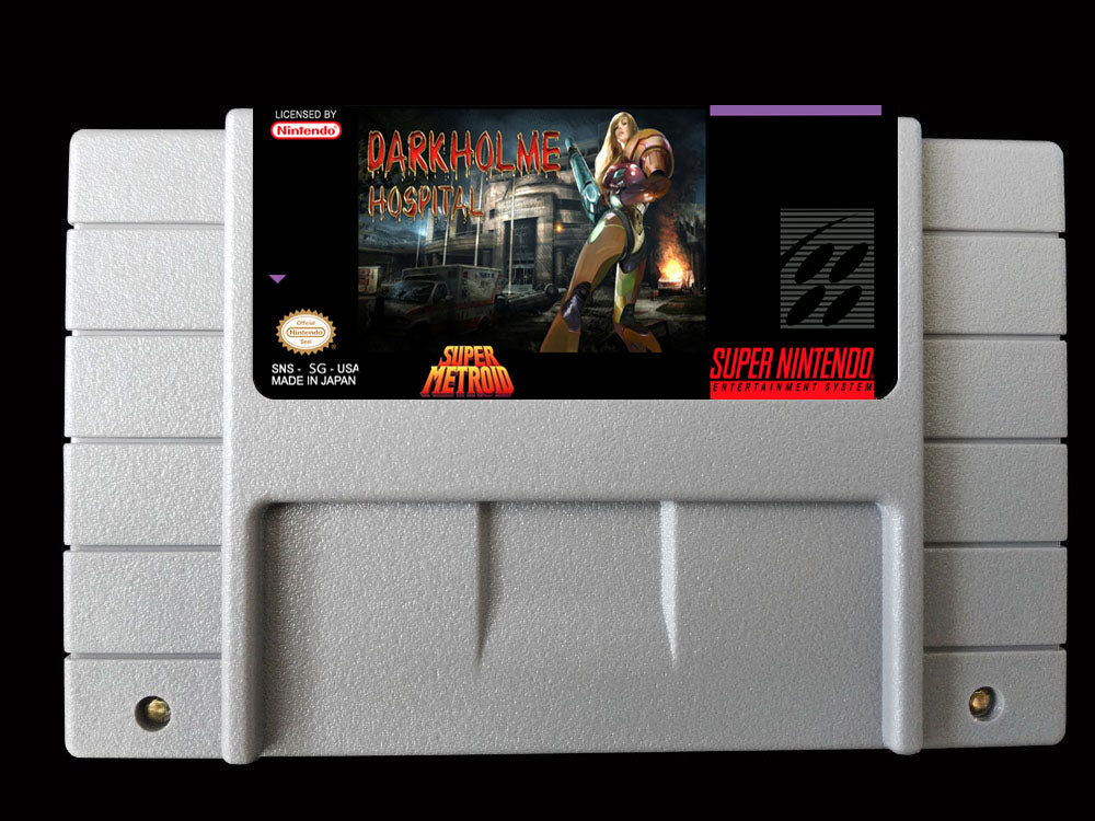 Super Metroid Darkholme Hospital SNES VIDEO GAME US/CANADA VERSION ...