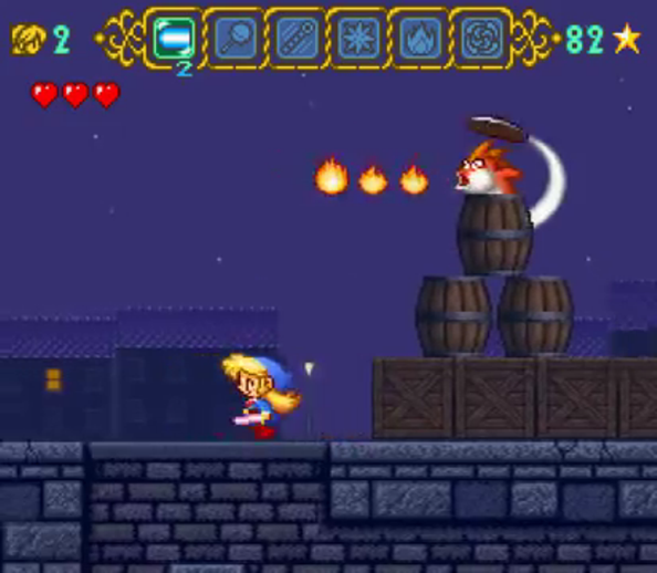 Magical Pop'n (SNES) English *Cute fantasy platformer!* US Version ...