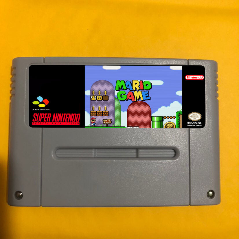 Mario Game SNES Video Game PAL VERSION ORDER mario game buy mario game ...