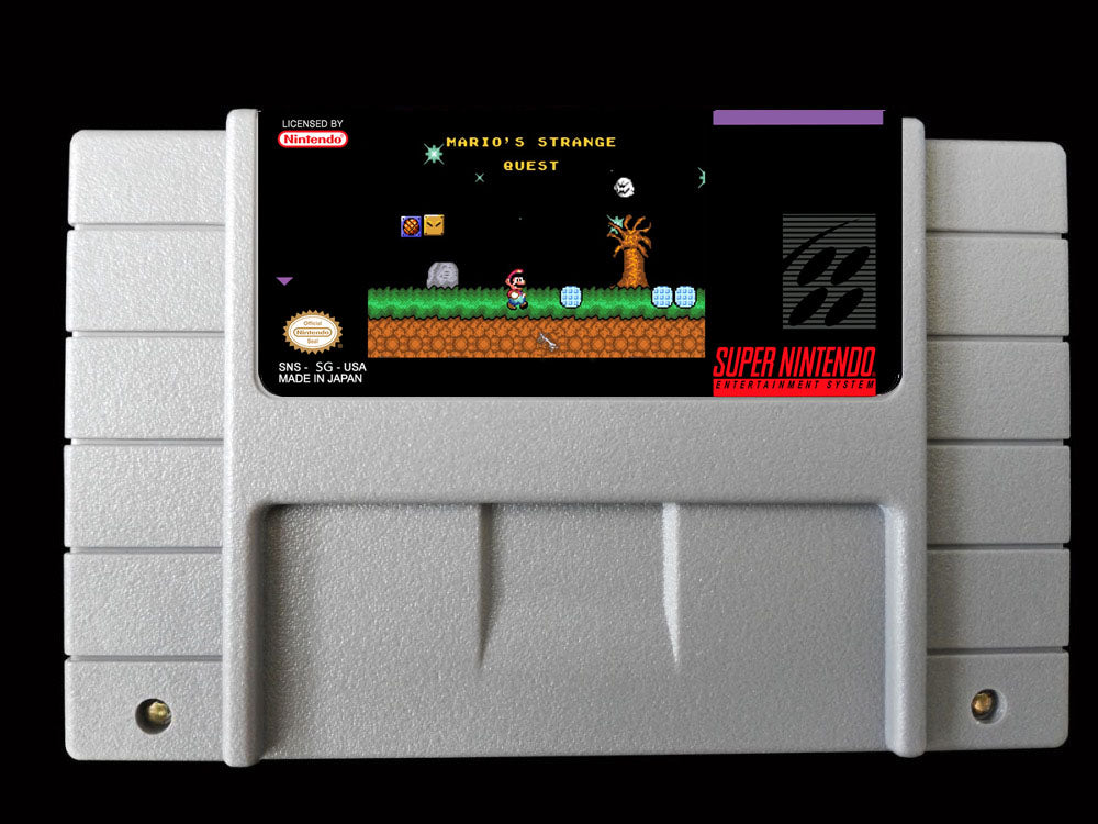 Mario's Strange Quest-Super Mario World US/CANADA Version – 2Dgamecity