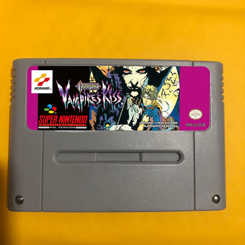 CASTLEVANIA VAMPIRE KISS PAL VERSION EURO SNES GAMES – 2Dgamecity